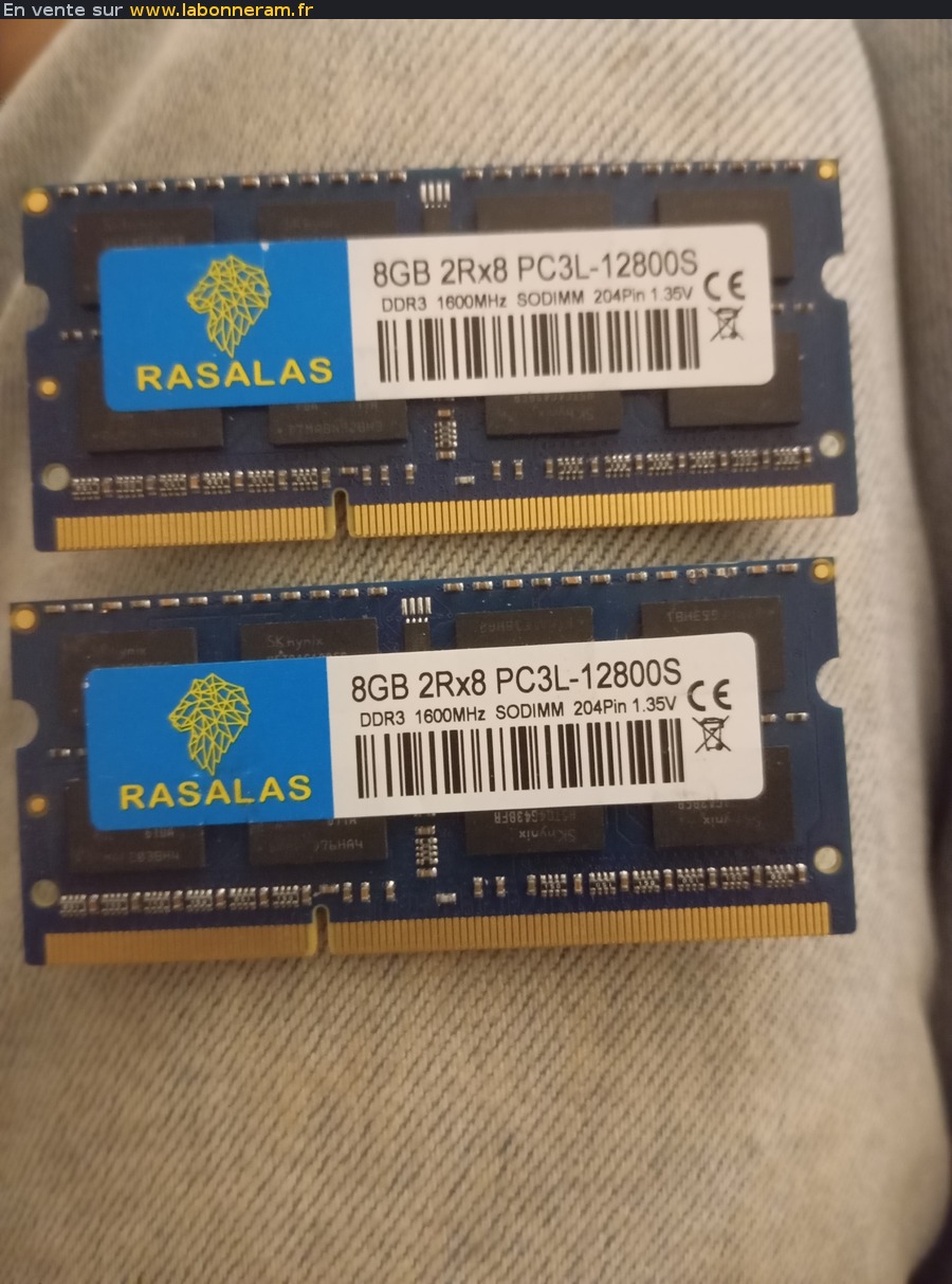 Rasalas 8GB 2Rx8 DDR3